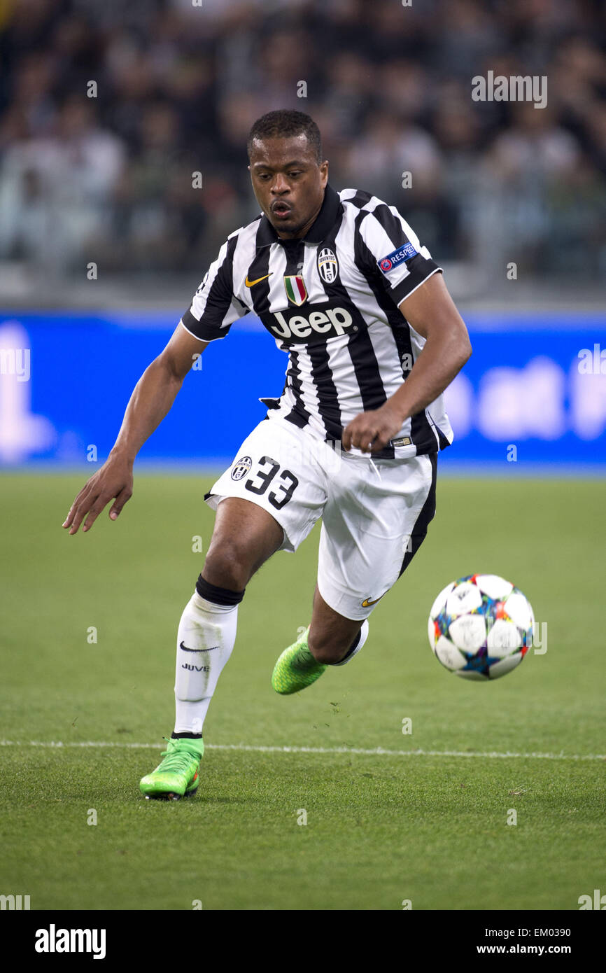 Turin, Italy. 14th Apr, 2015. Patrice Evra (Juventus) Football/Soccer ...