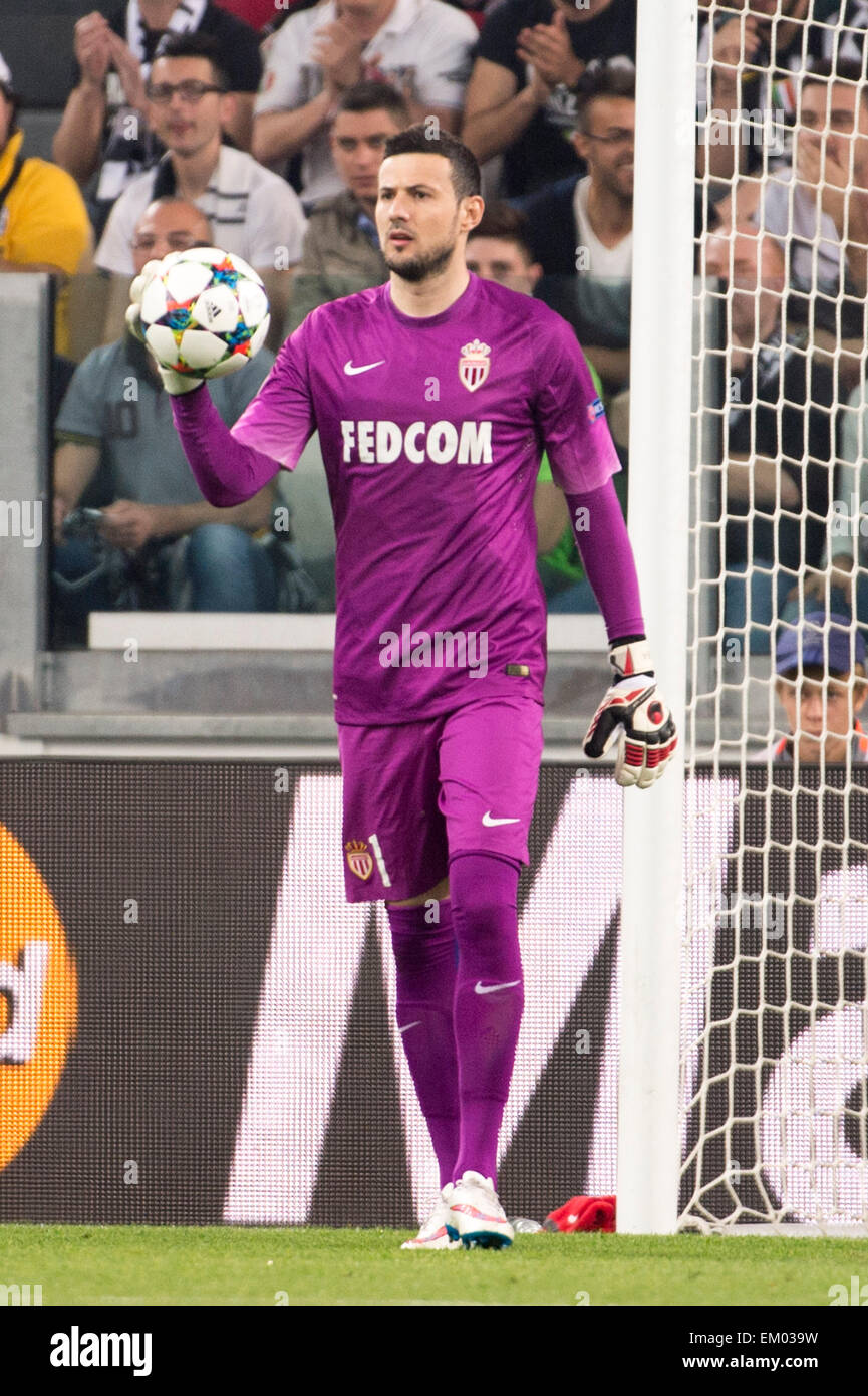 Turin, Italy. 14th Apr, 2015. Danijel Subasic (Monaco) Football/Soccer ...