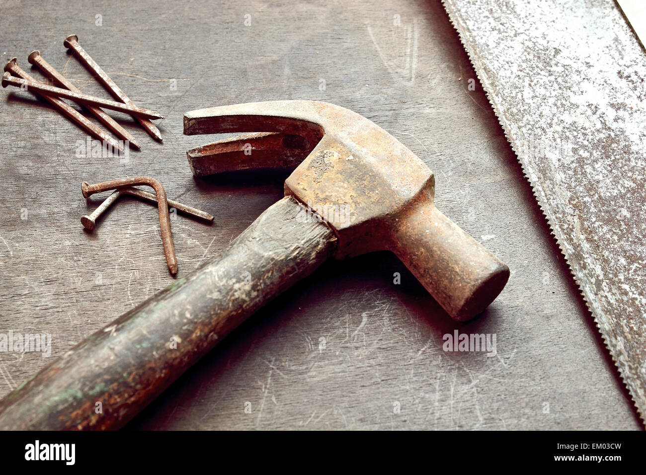 Construction tools background hi-res stock photography and images - Alamy