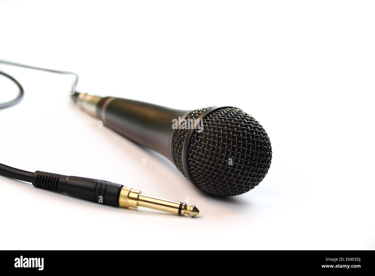 Mic and jack Stock Photo - Alamy