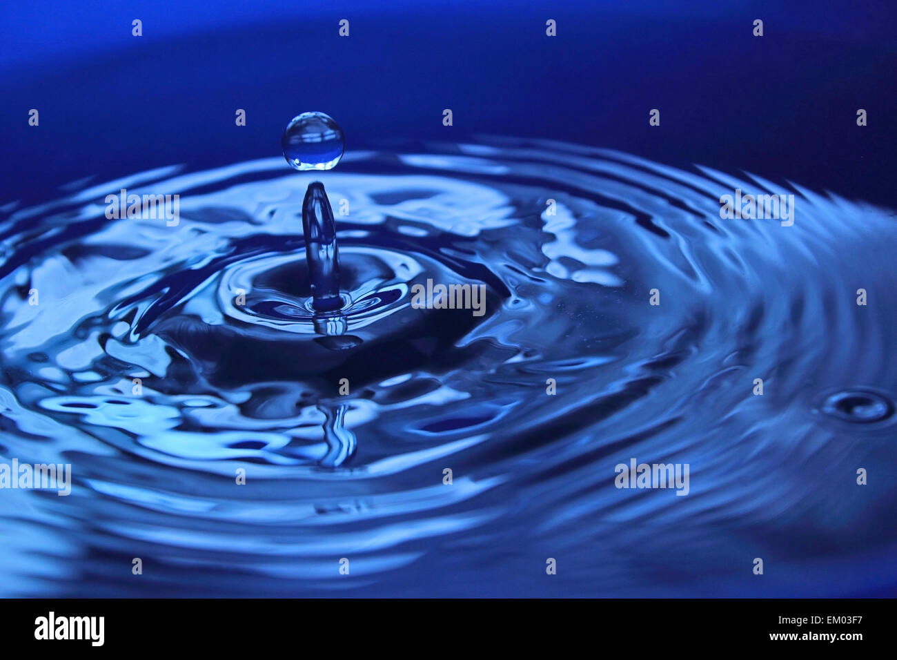 Water drop splash Stock Photo - Alamy
