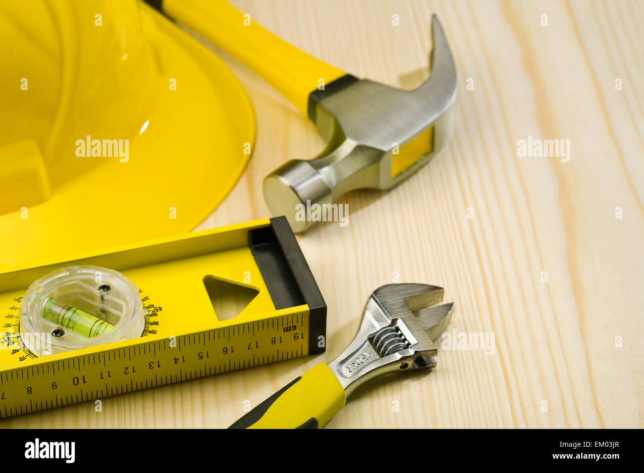 Helmet construction tools on hi-res stock photography and images - Alamy