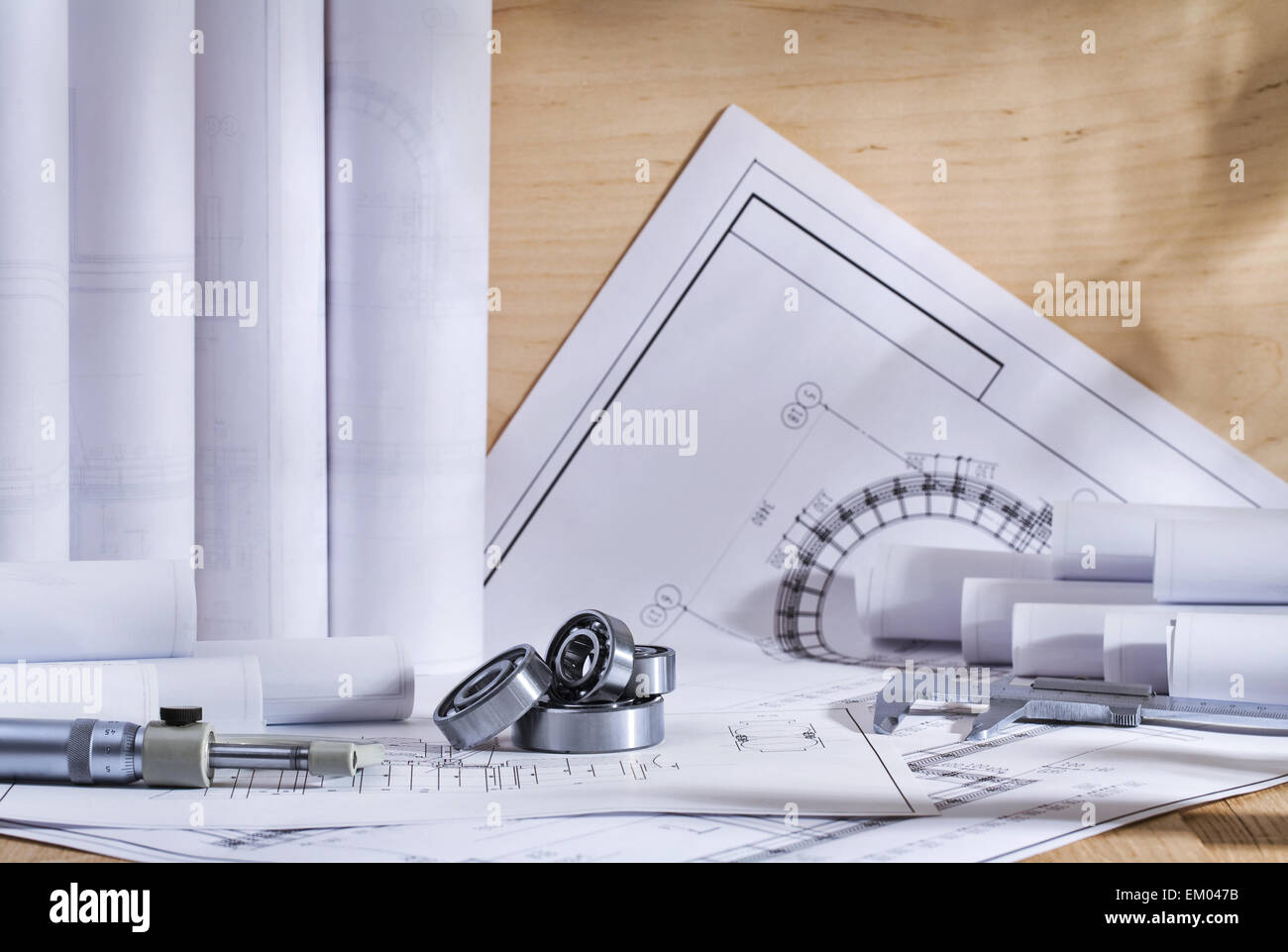 Technical drafting table tools hi-res stock photography and images - Alamy