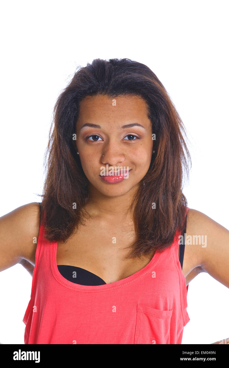 Young mulatto girl Stock Photo - Alamy