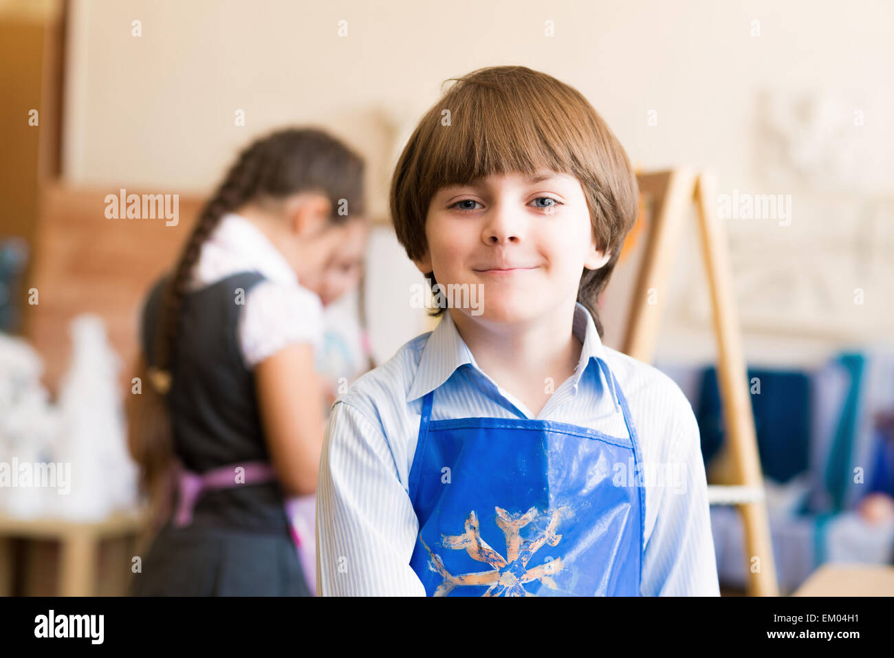 portrait of a nice boy Stock Photo - Alamy