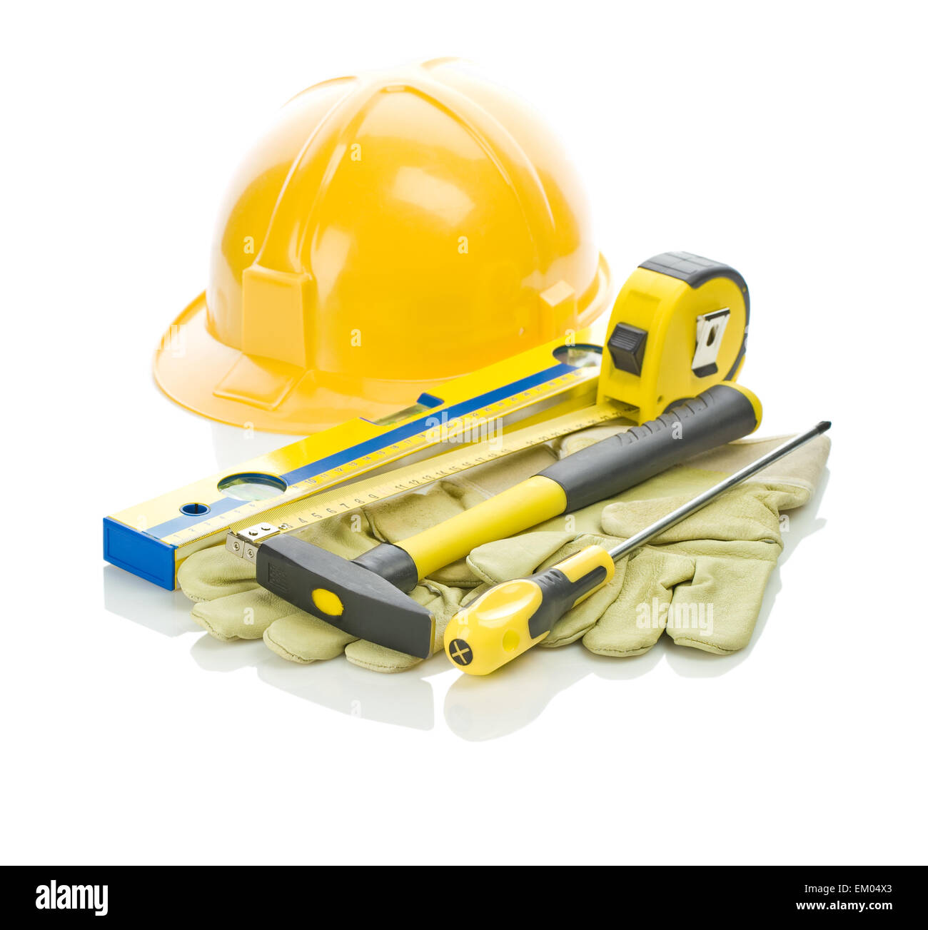 stack of building tools Stock Photo - Alamy