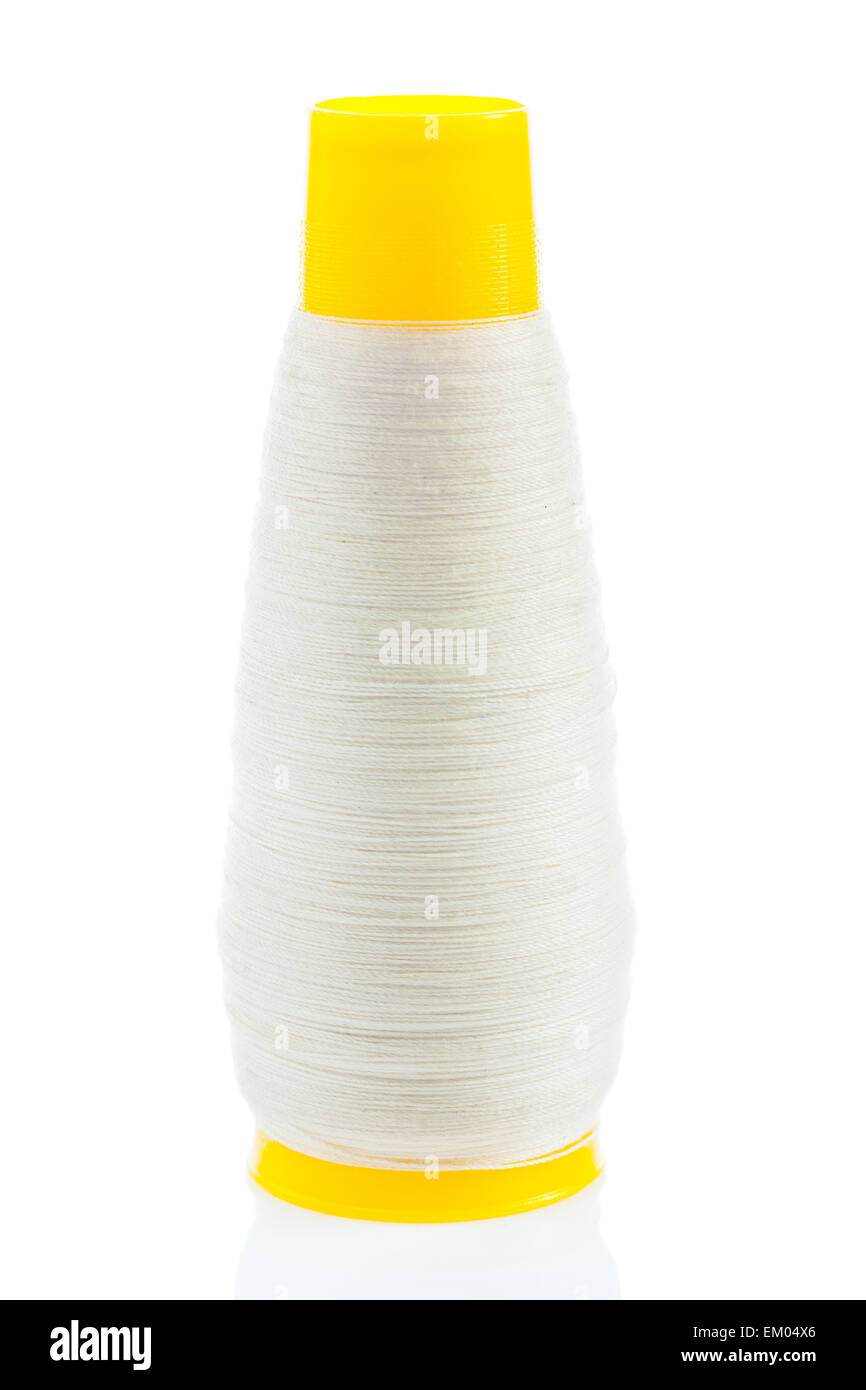 White spool of thread hi-res stock photography and images - Alamy