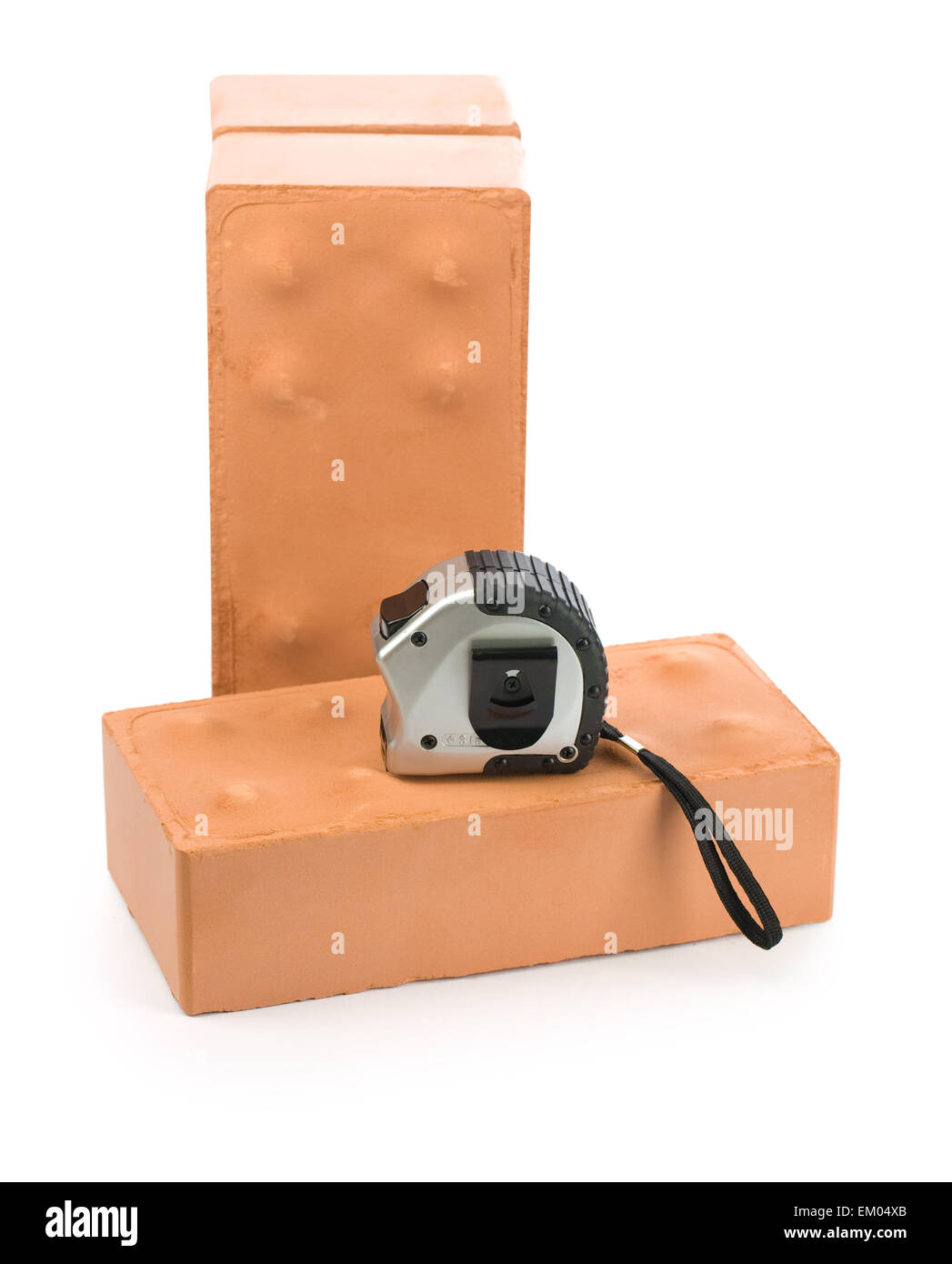 three bricks with tapeline Stock Photo - Alamy