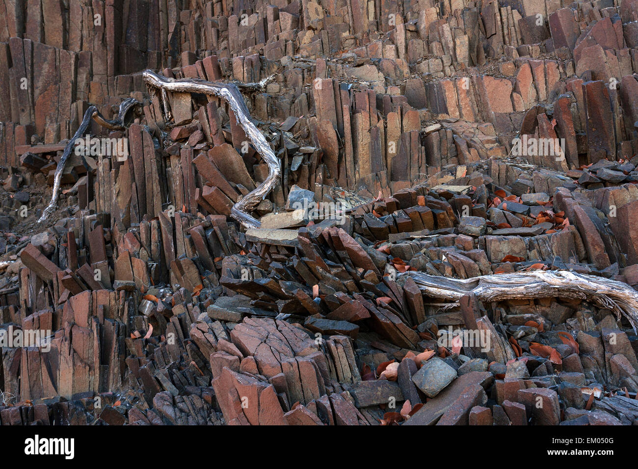 Basalt columns twyfelfontein damaraland hi-res stock photography and ...