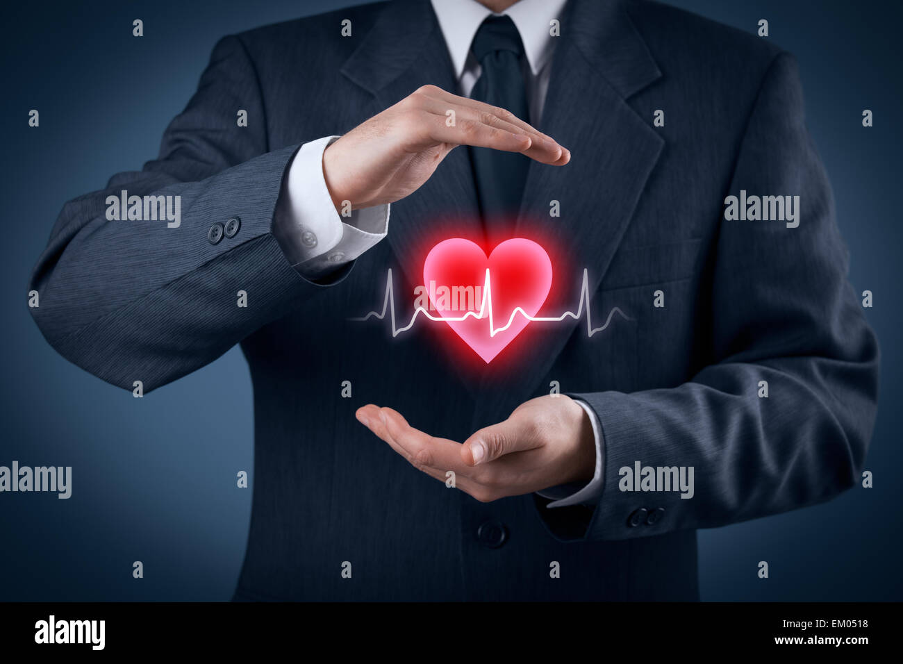 Protect health (healthcare) and heart problems prevention (cardiology ...