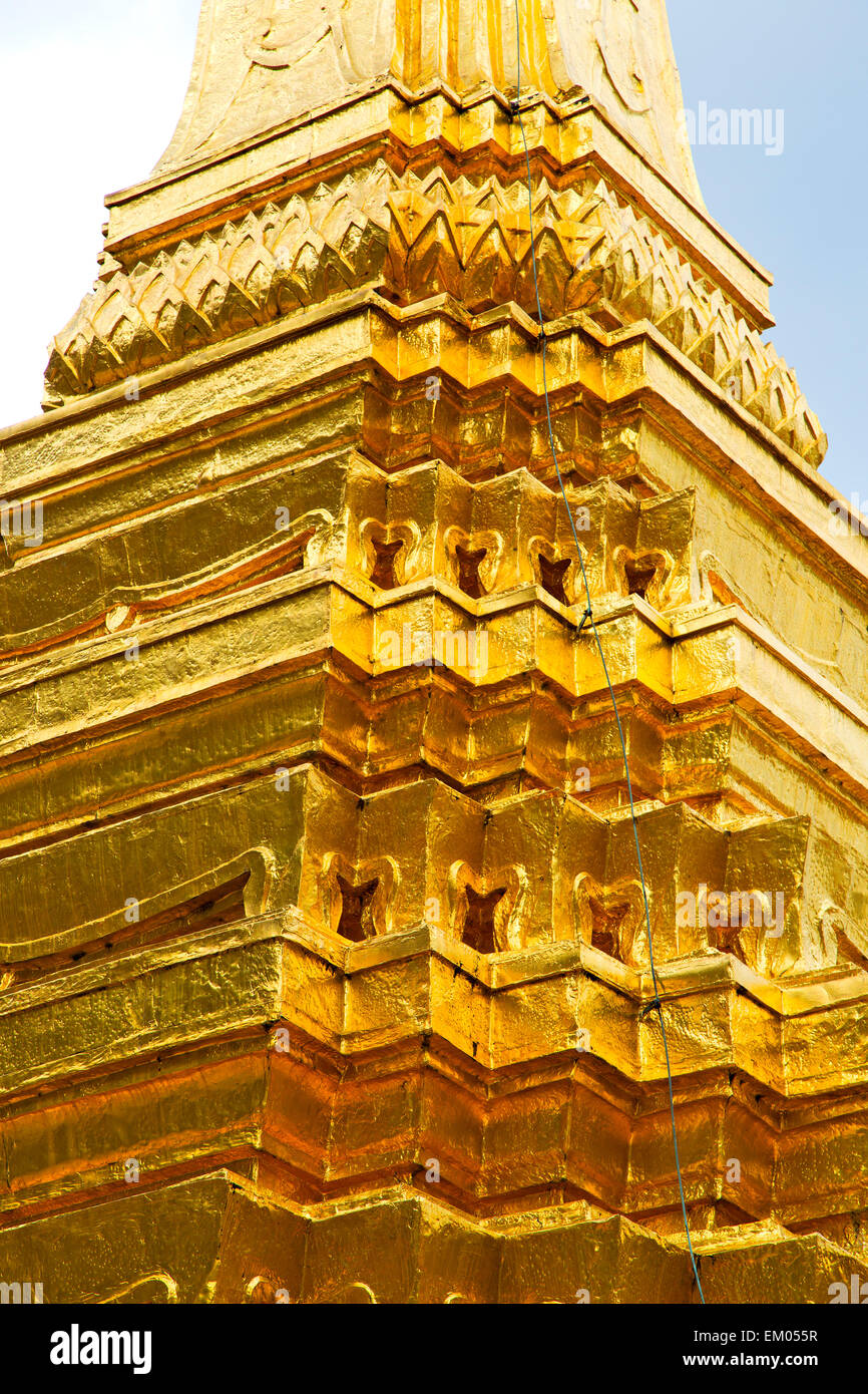 kho samui bangkok in thailand incision of the buddha gold temple Stock ...