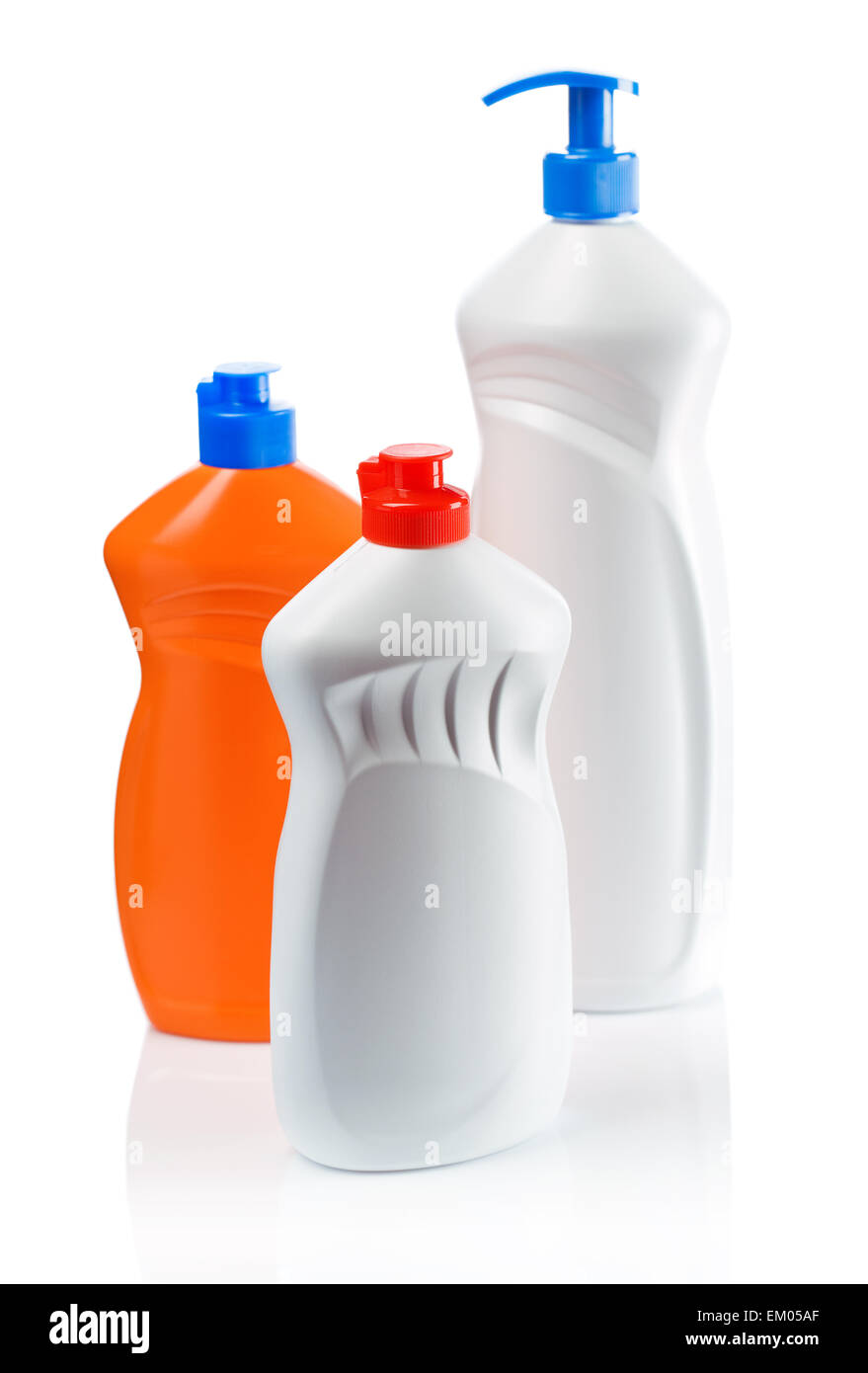 Three color bottles Cut Out Stock Images & Pictures - Alamy