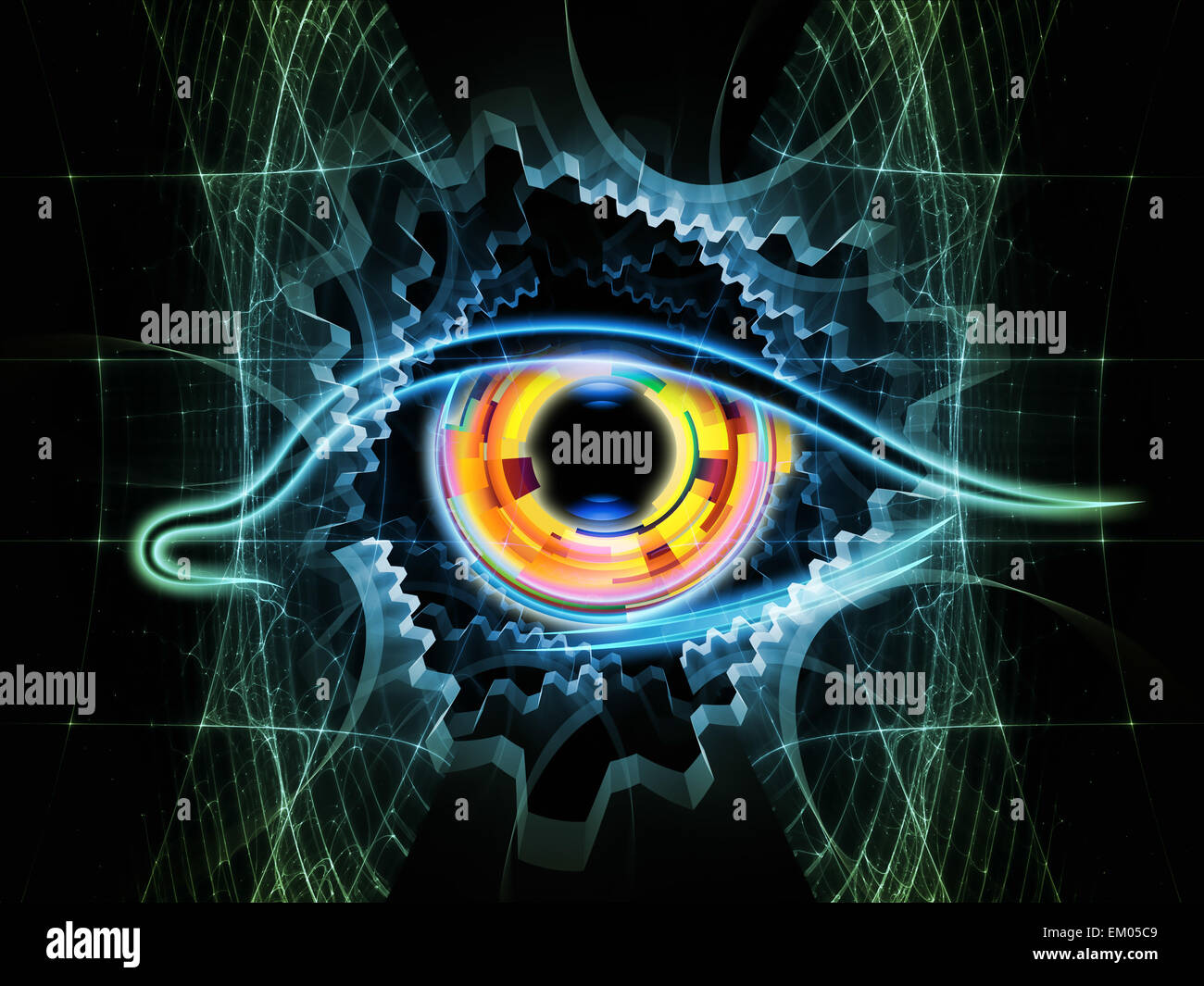 Fractal vision background Stock Photo - Alamy