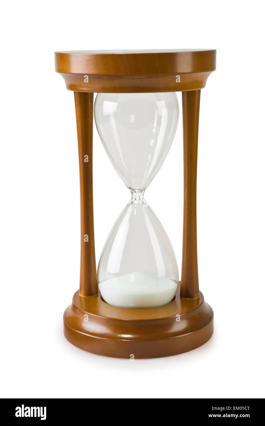 Close up hourglass on Cut Out Stock Images & Pictures - Alamy