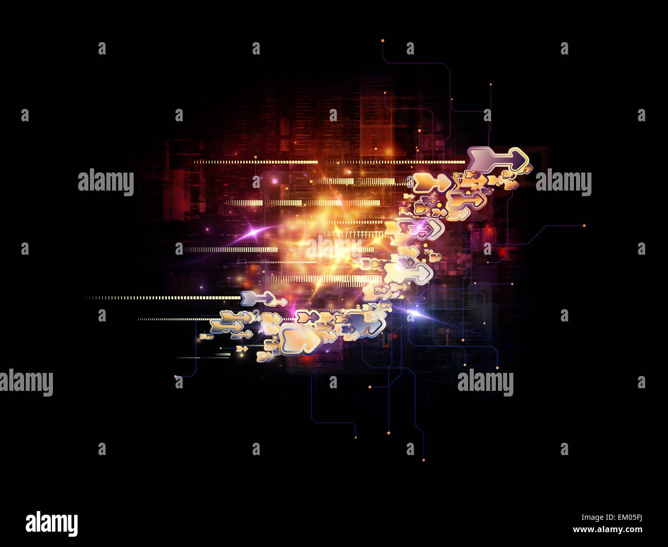 Acceleration of Cloud Technology Stock Photo - Alamy