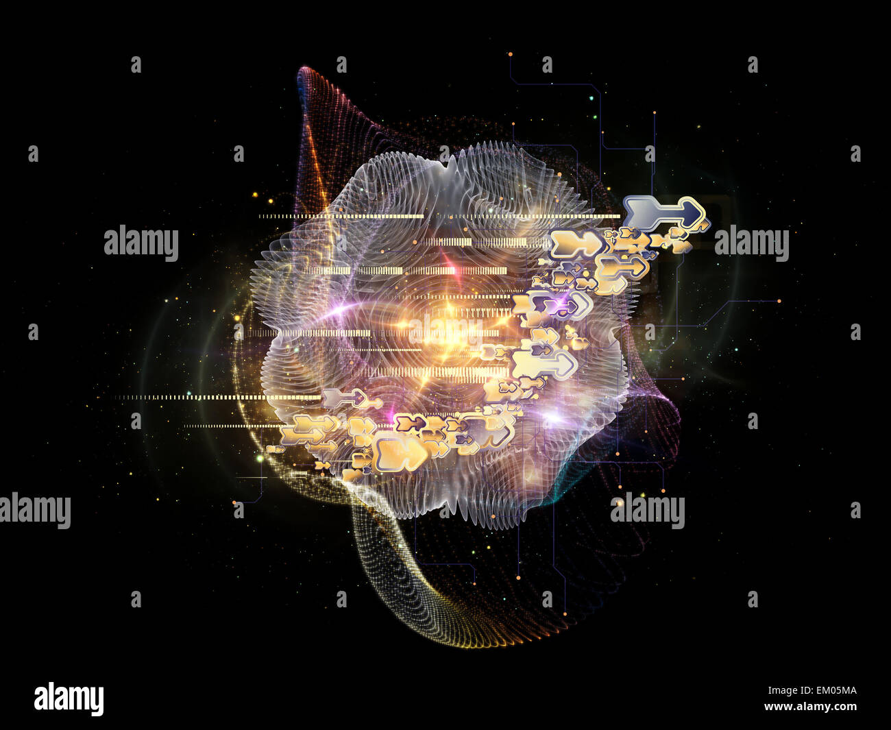 Beyond Cloud Technology Stock Photo - Alamy