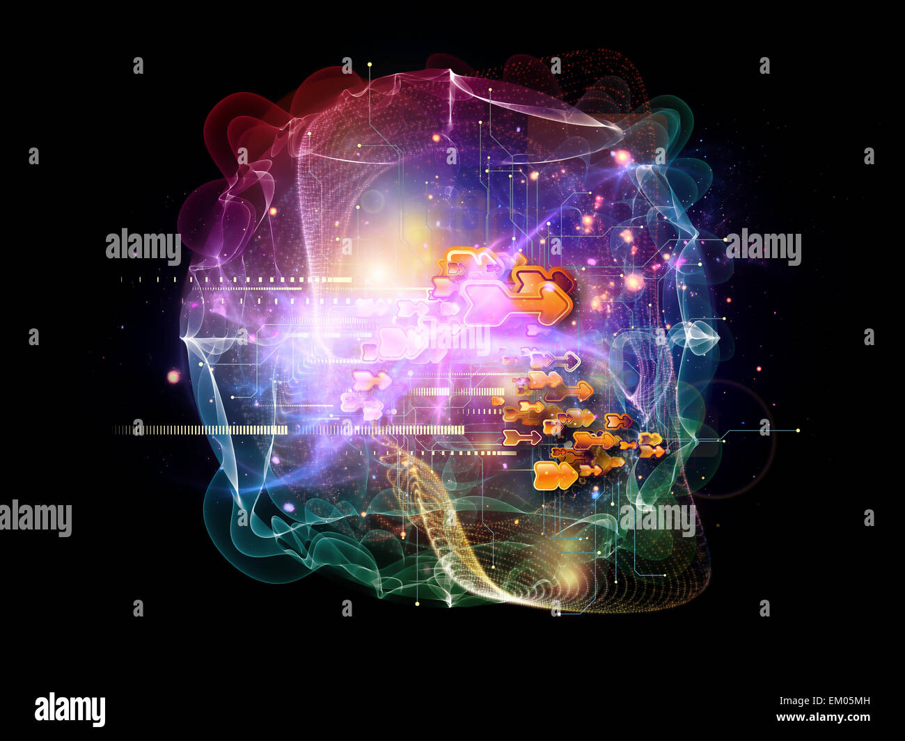 Beyond Cloud Technology Stock Photo - Alamy