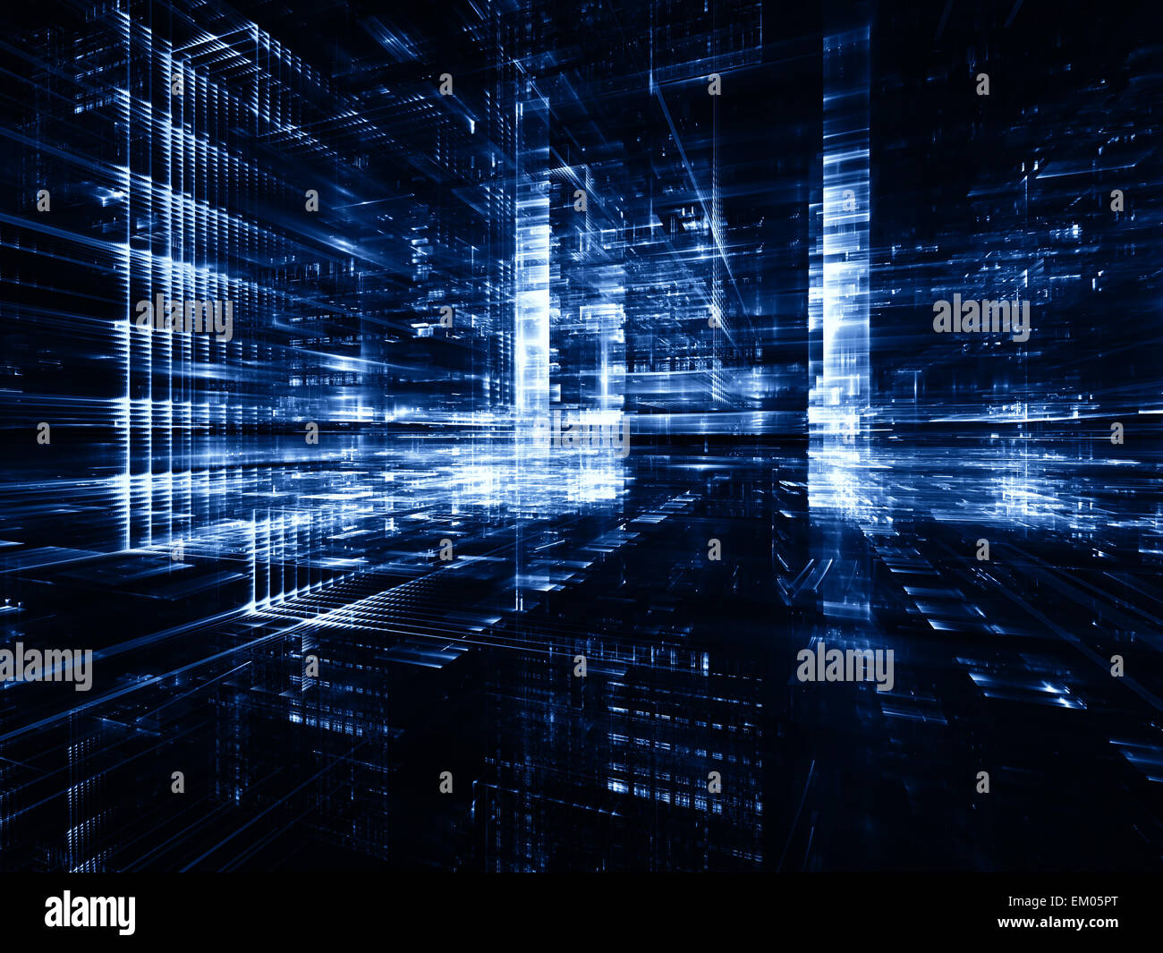 Magic of Fractal World Stock Photo - Alamy