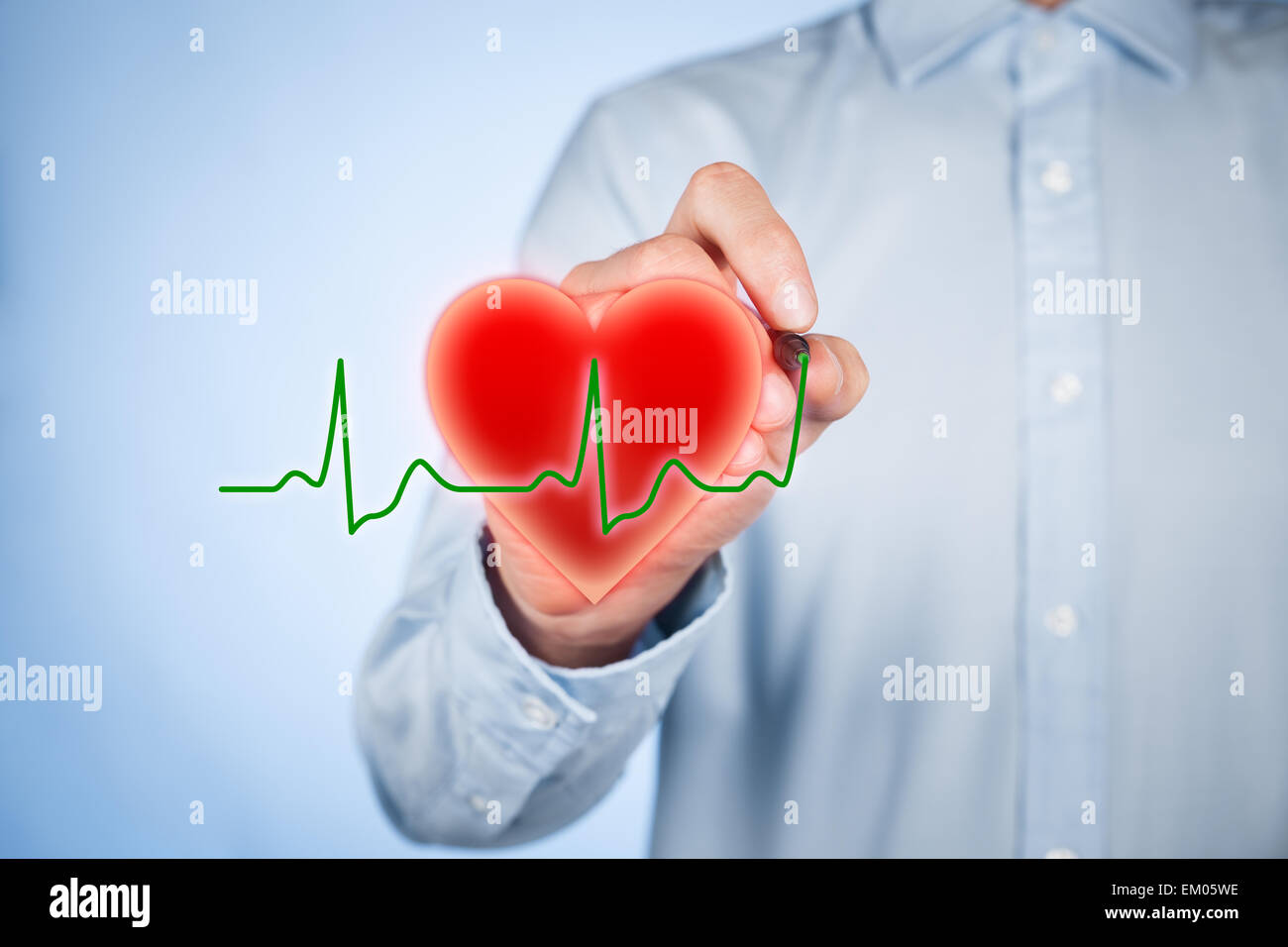 Healthcare and heart problems prevention (cardiology) concept ...