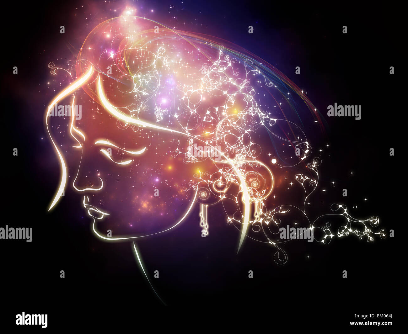 Advance of Inner Thoughts Stock Photo - Alamy