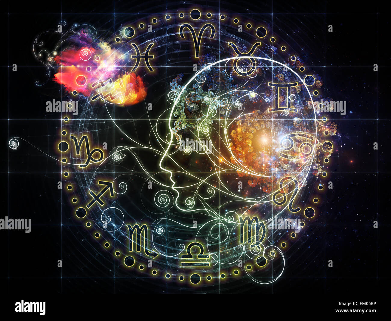 Astrological elements hi-res stock photography and images - Alamy