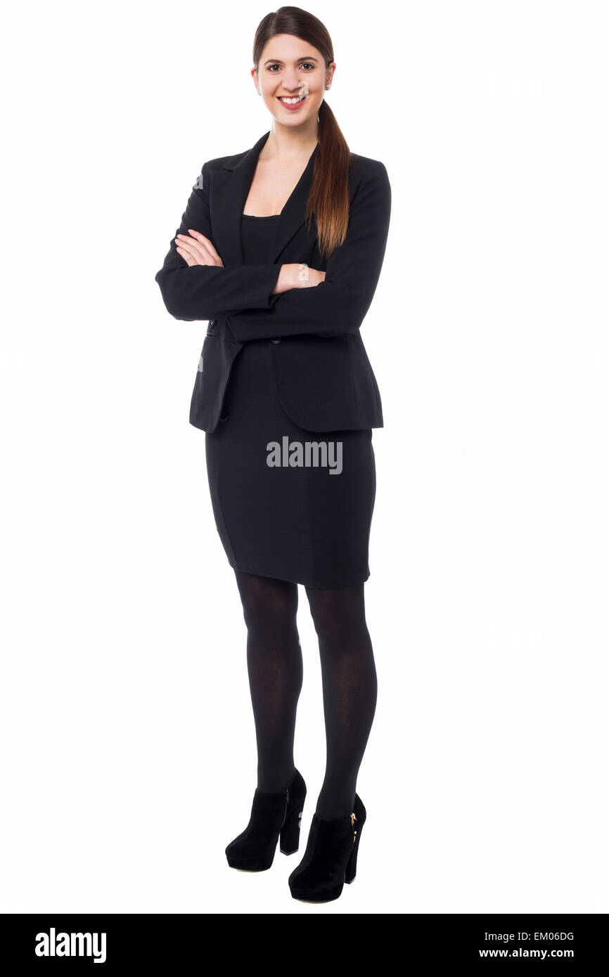 Young confident female business executive Stock Photo - Alamy