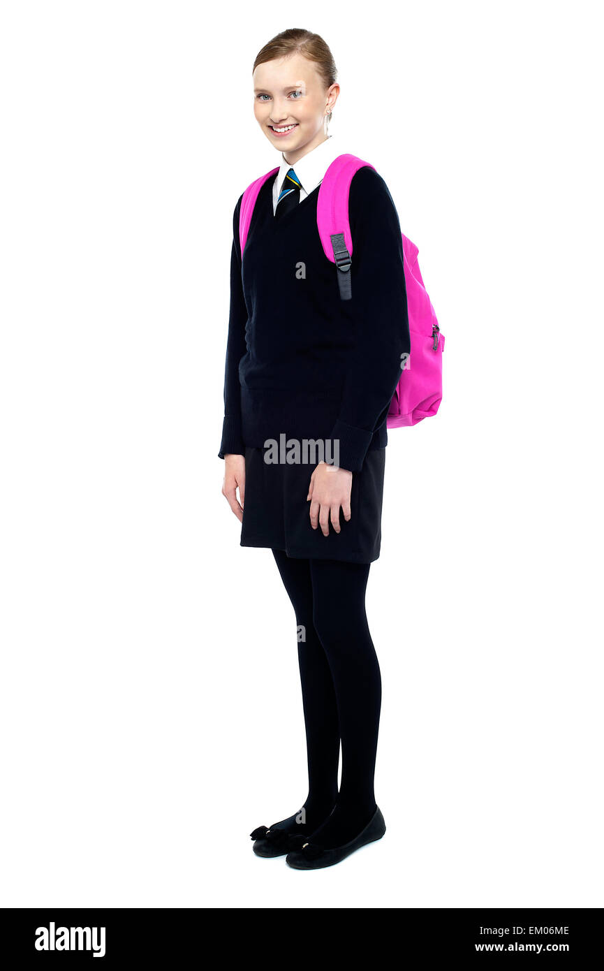 Schoolgirl Uniform Cut Out Stock Images And Pictures Alamy