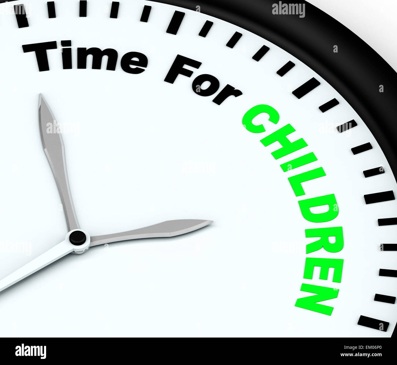 Time For Children Message Meaning Playtime Or Getting Pregnant Stock ...