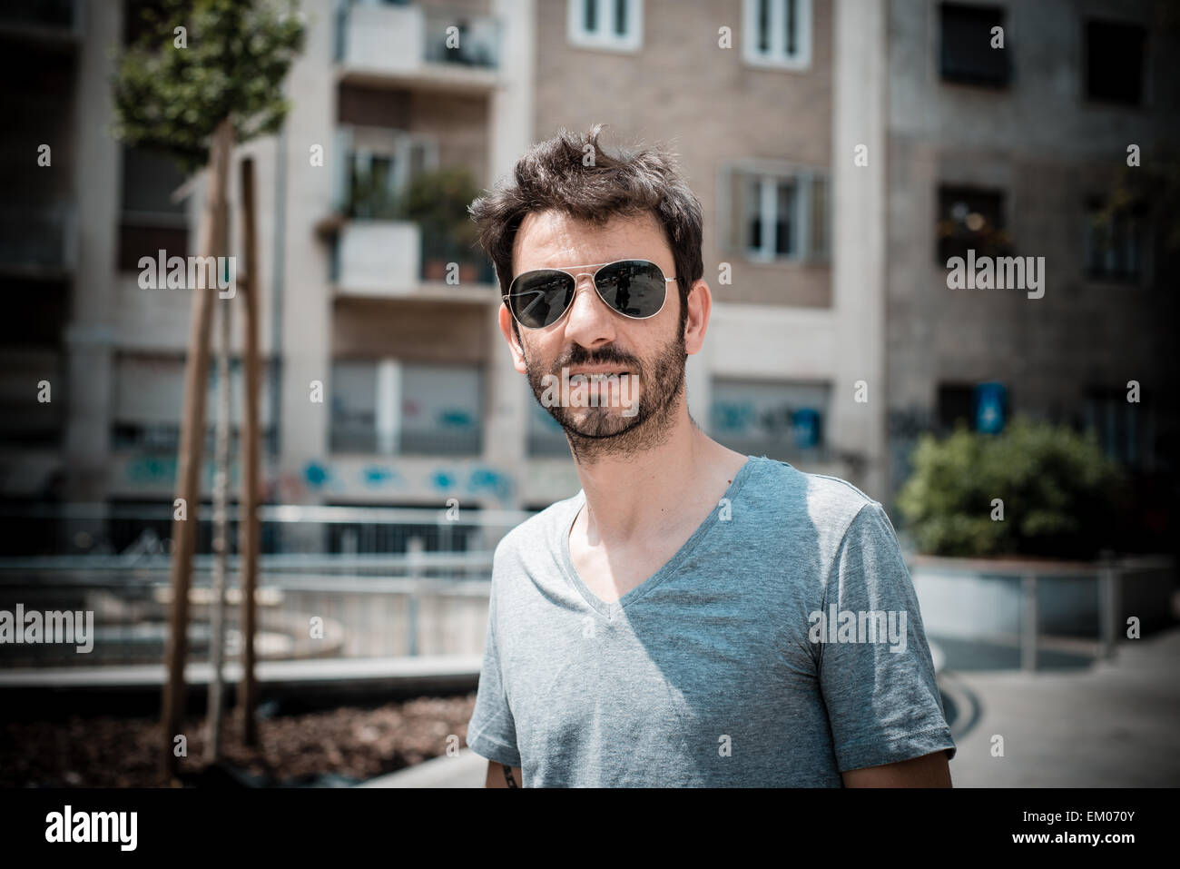 man in the street Stock Photo - Alamy