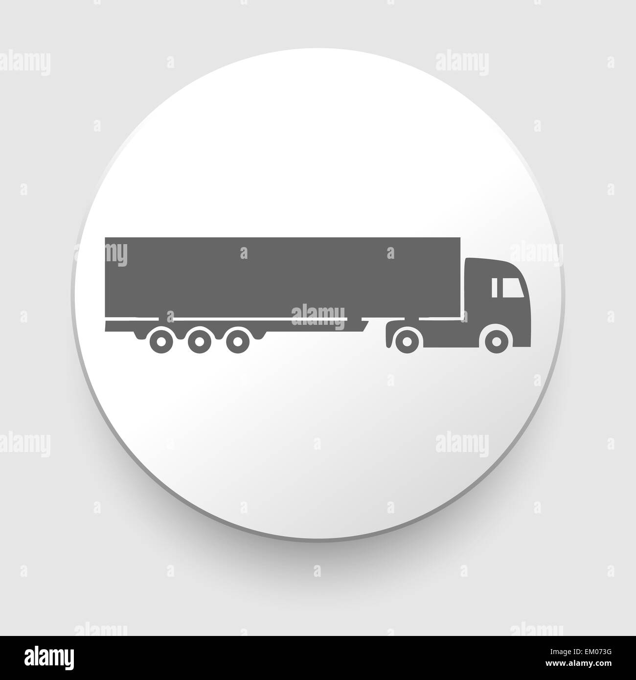 Vector Trailer Icons Stock Photo - Alamy