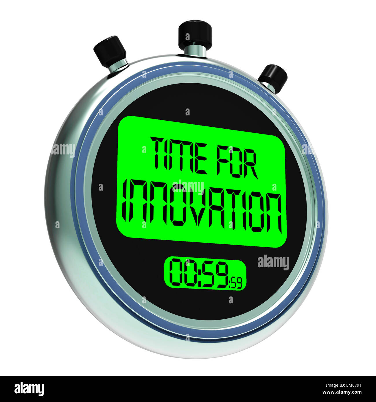 Time For Innovation Meaning Creative Development And Ingenuity Stock ...