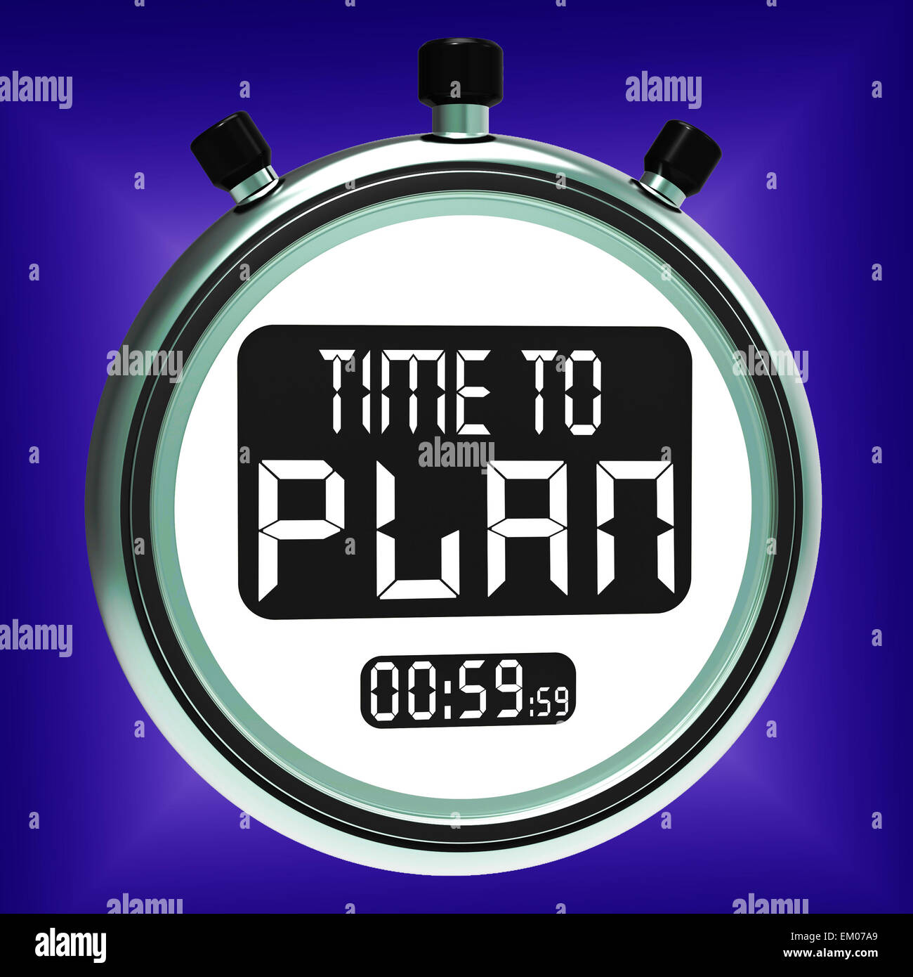 Time To Plan Messager Shows Organizing Strategy And Planning Stock ...