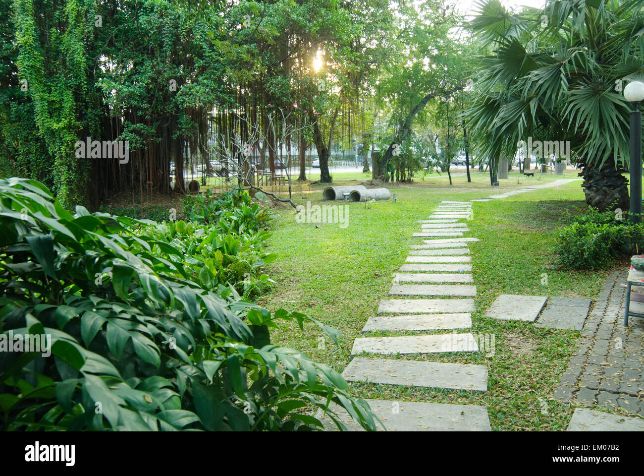 Public park walks in hi-res stock photography and images - Alamy