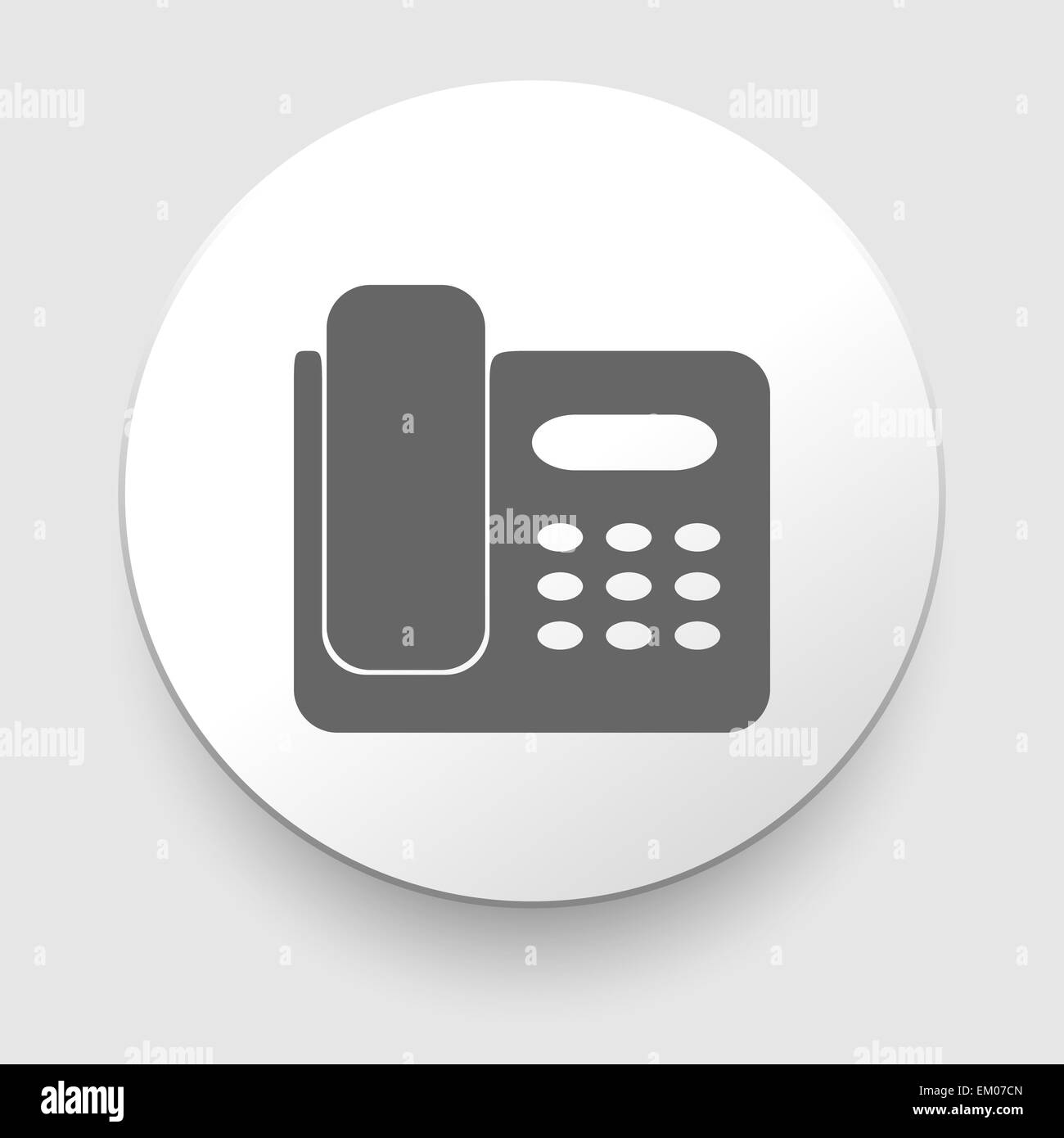 Office Phone Icon. Vector illustration Stock Photo - Alamy