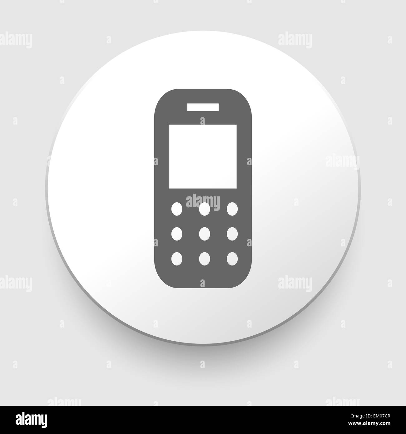 Mobile phone icon Stock Photo - Alamy