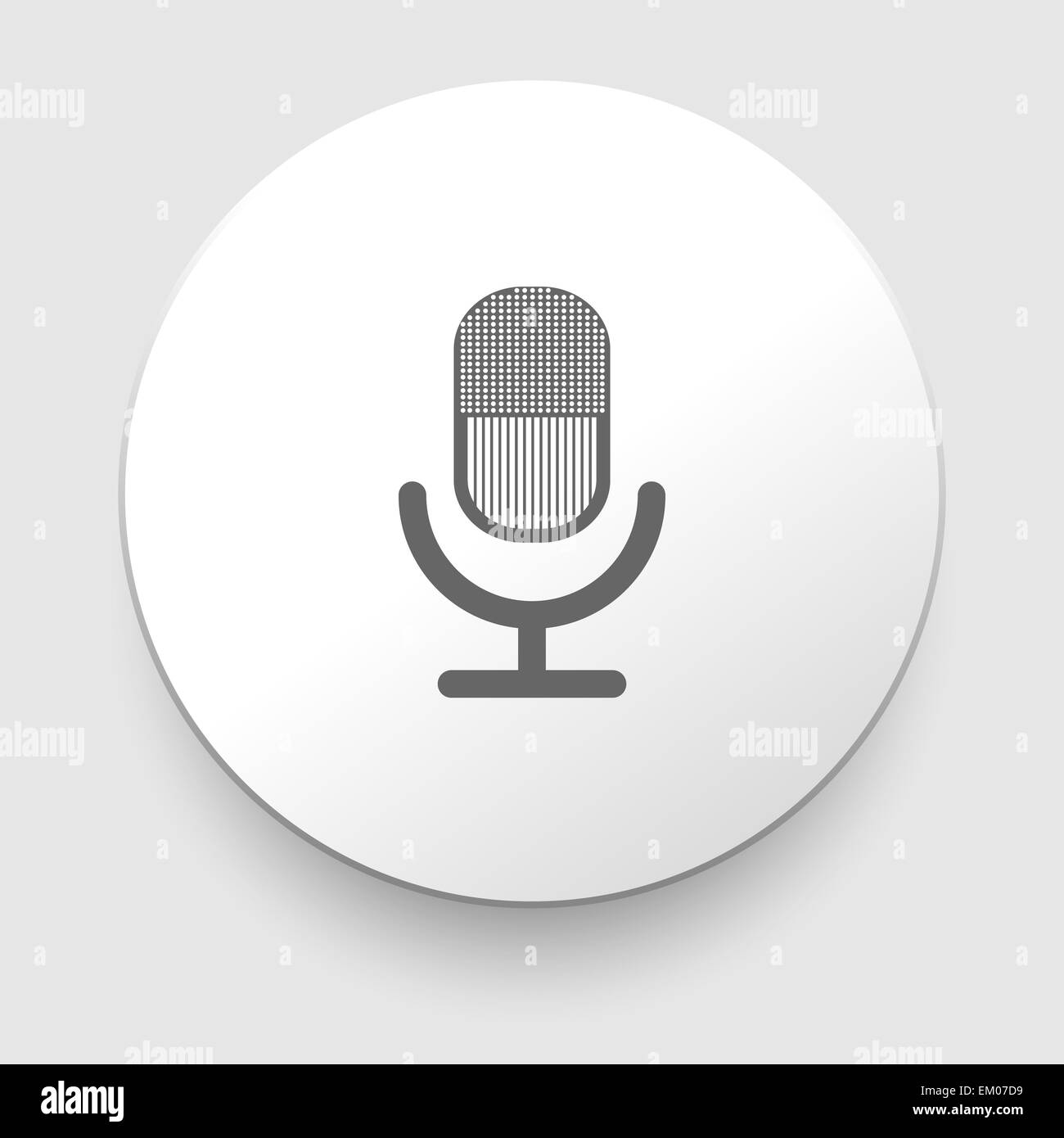 Microphone button hi-res stock photography and images - Alamy