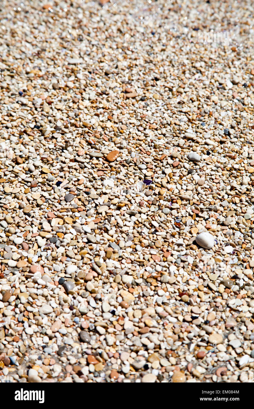 Curve of a pebble beach hi-res stock photography and images - Alamy