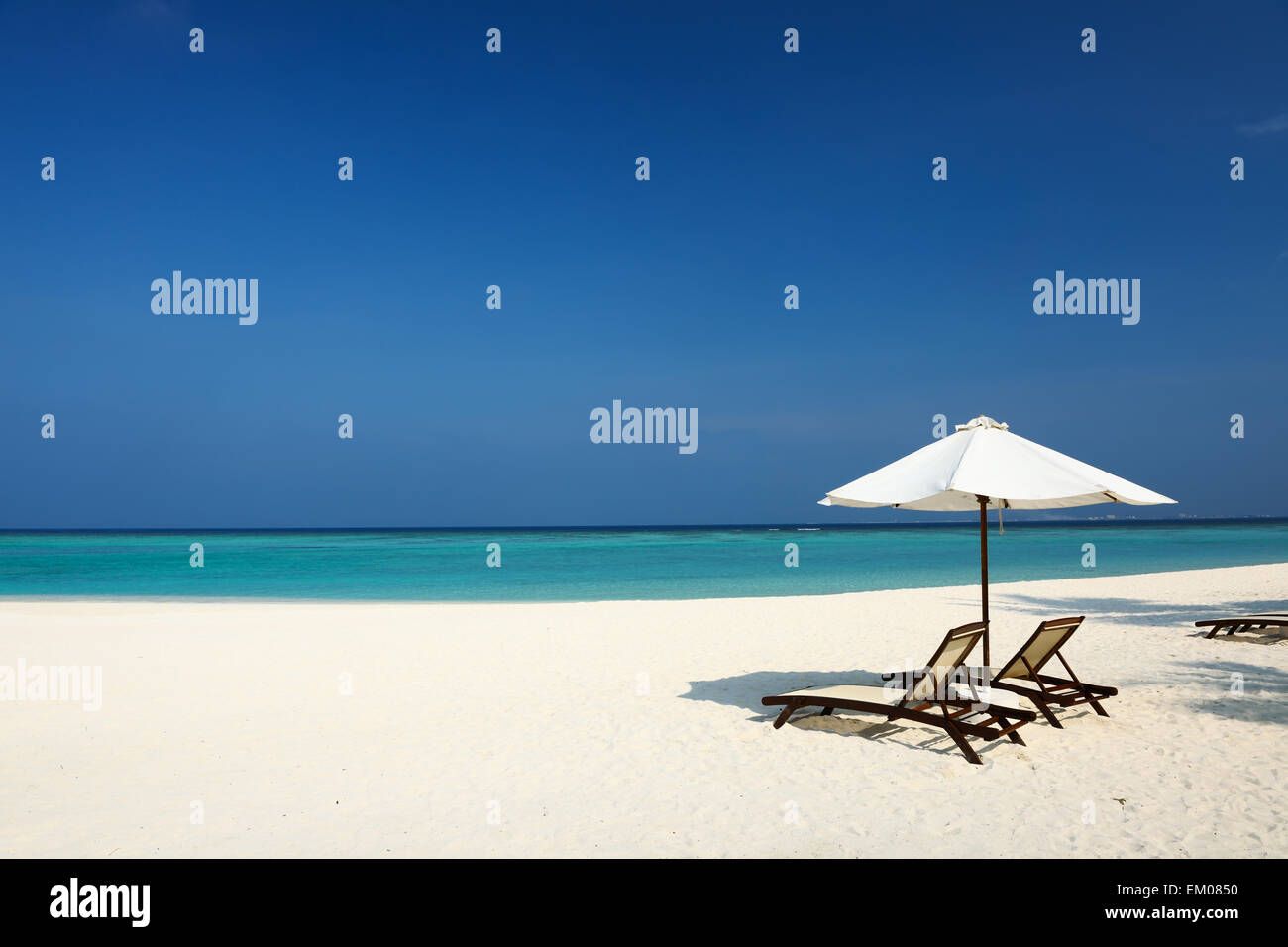 Beautiful beach at Maldives Stock Photo - Alamy