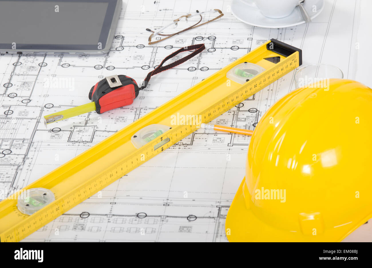 architectural plan close up Stock Photo - Alamy