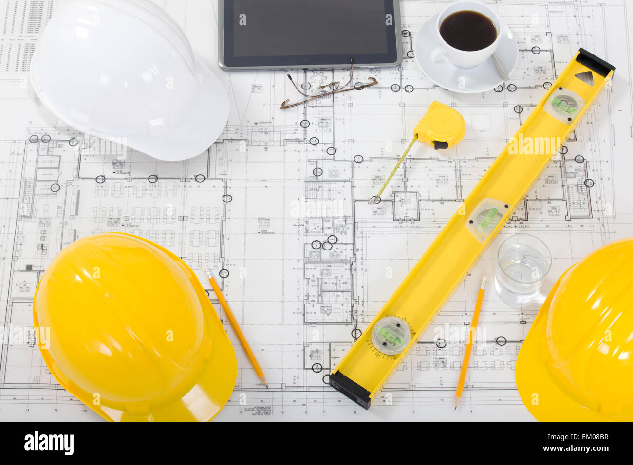 architectural plan close up Stock Photo - Alamy