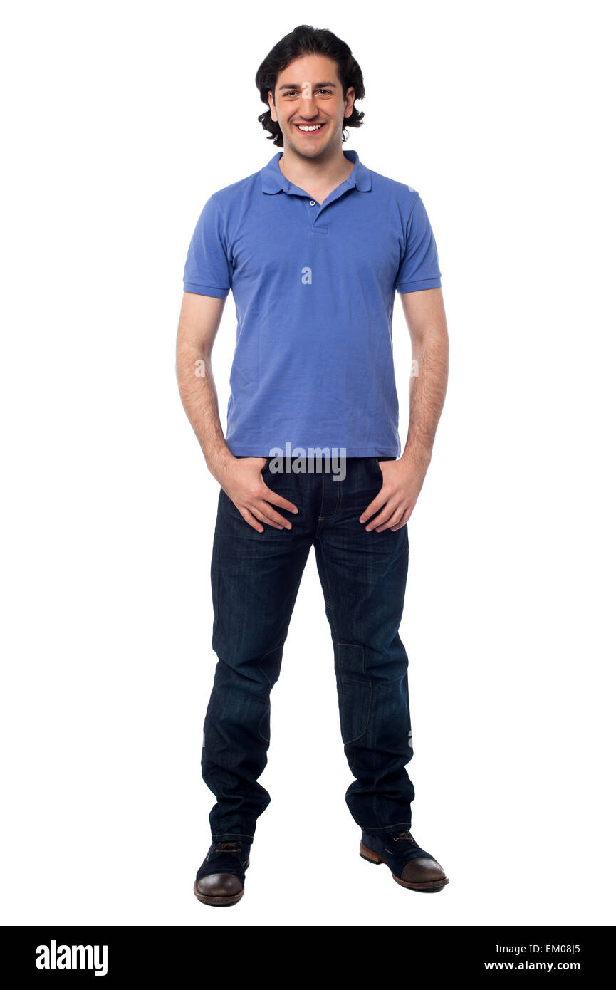 Studio shot of young man Cut Out Stock Images & Pictures - Alamy