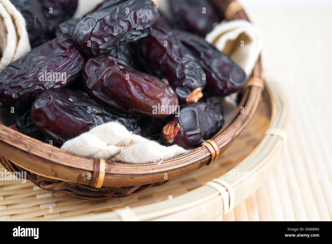 Dried date palm fruits or kurma Stock Photo - Alamy