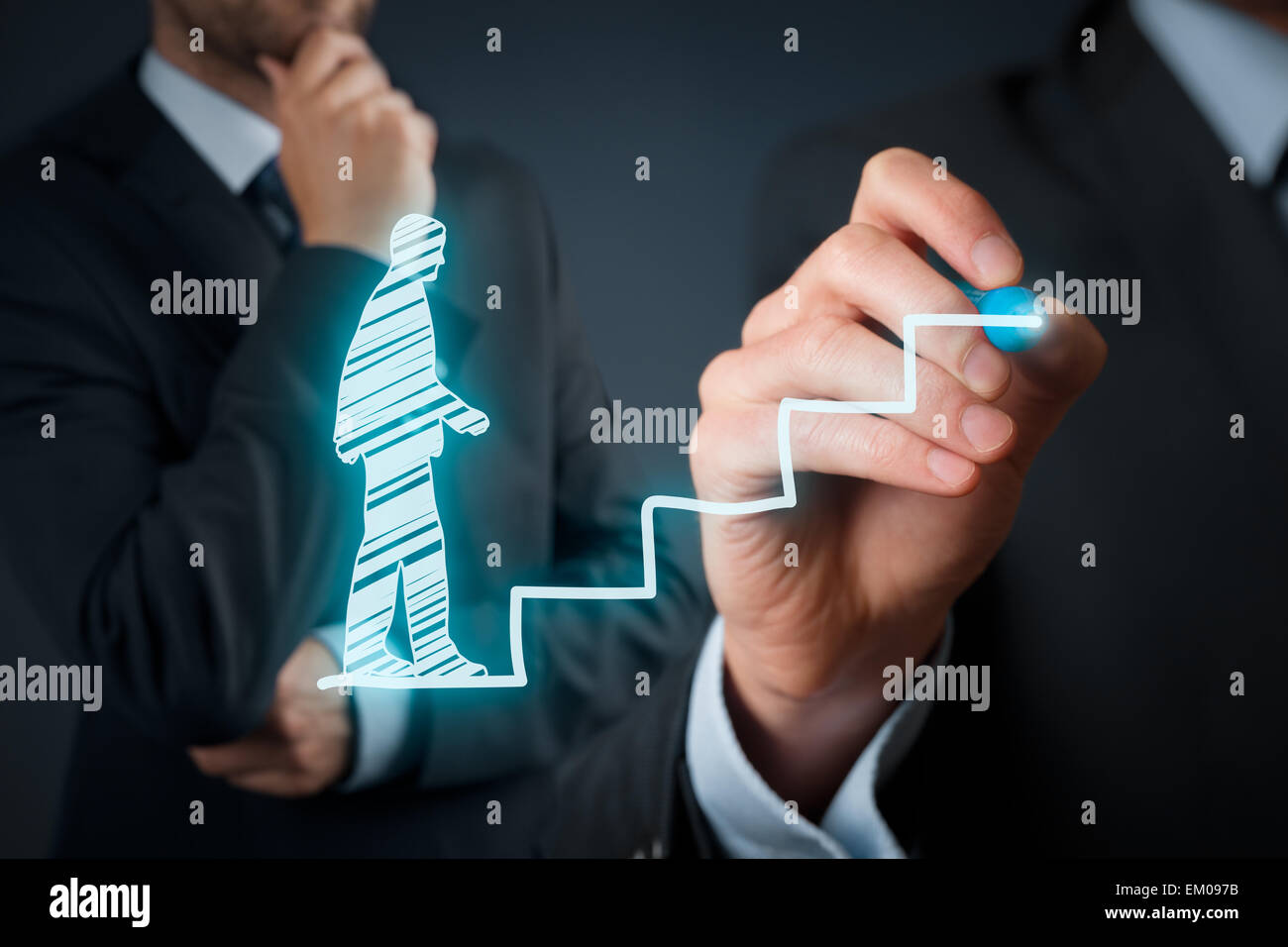 Personal development, personal and career growth, success, progress ...