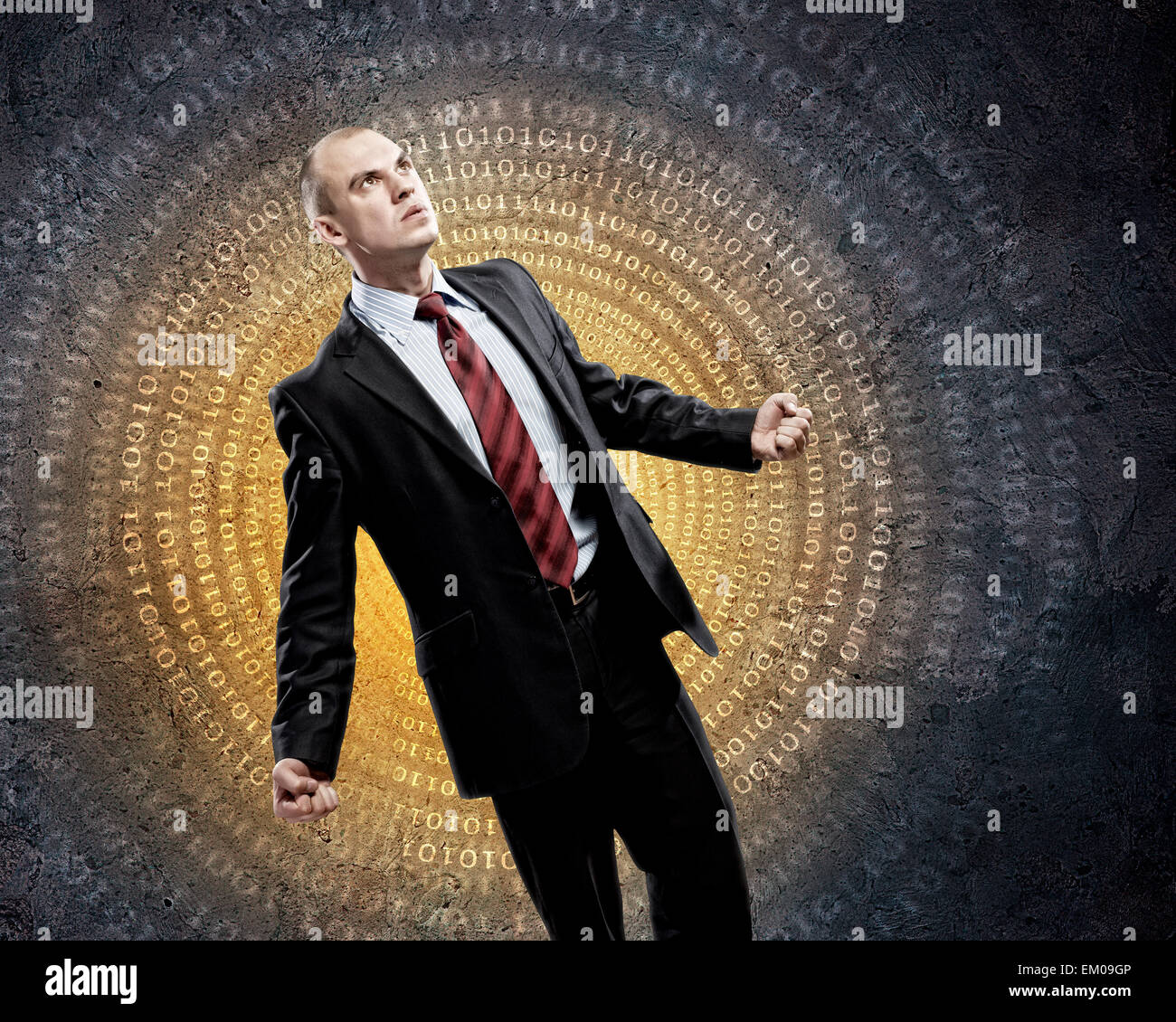Businessman in anger Stock Photo - Alamy