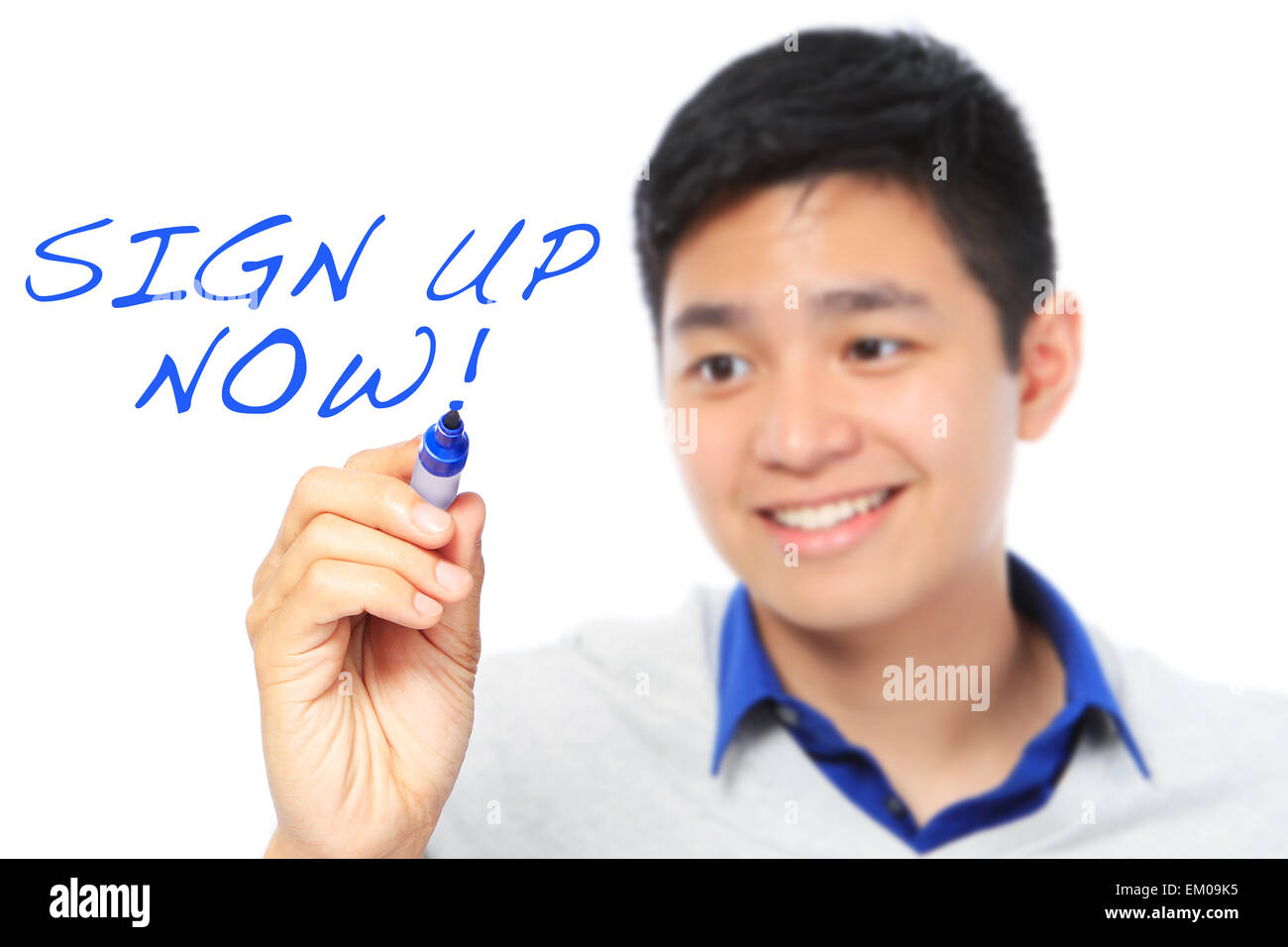 Asian hand sign hi-res stock photography and images - Alamy