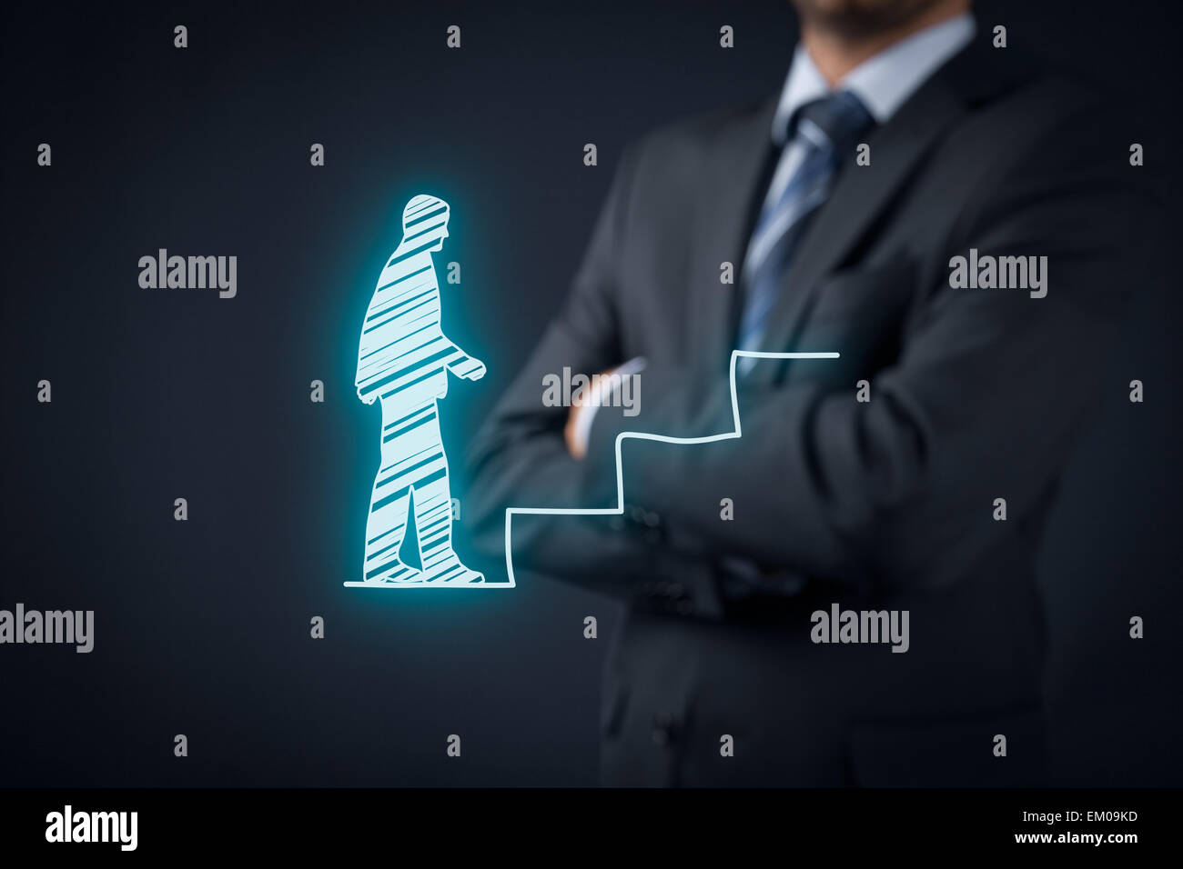 Personal development, personal and career growth, success, progress ...