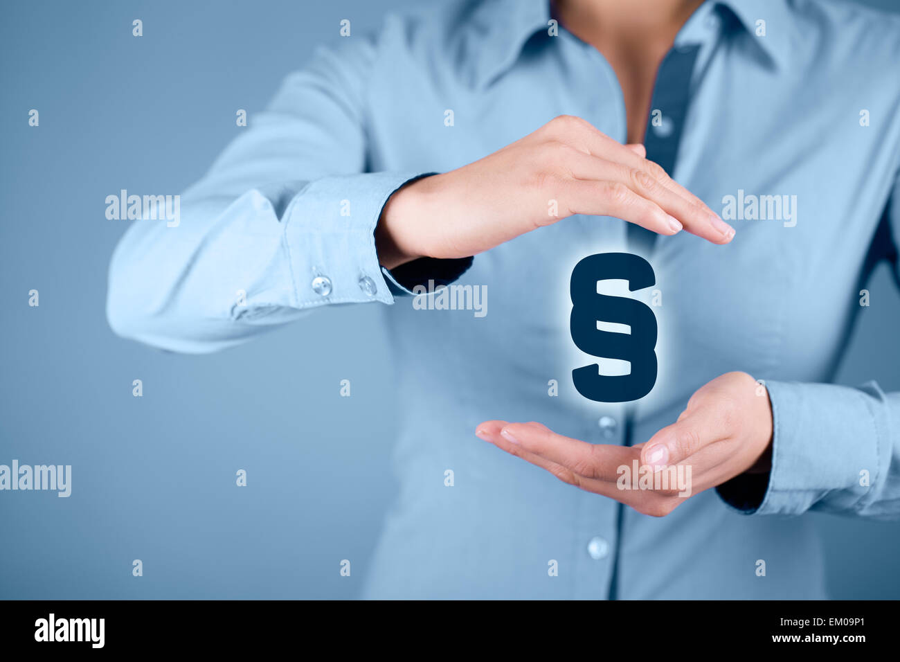 Lawyer (advocate, jurist) help protect rights. Law represented by ...