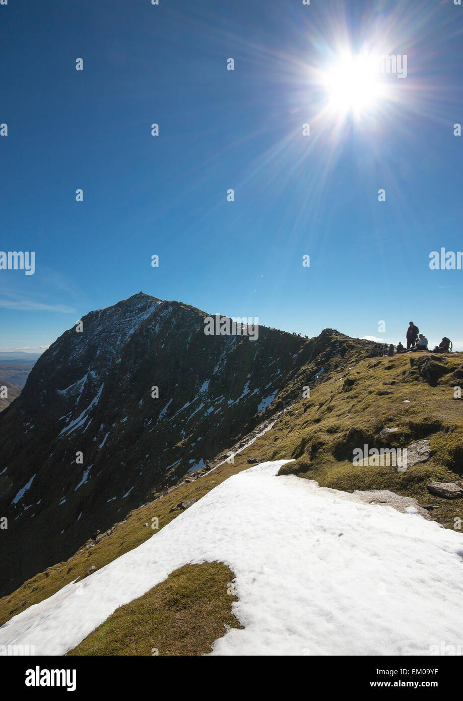 Snowdon summit hi-res stock photography and images - Alamy