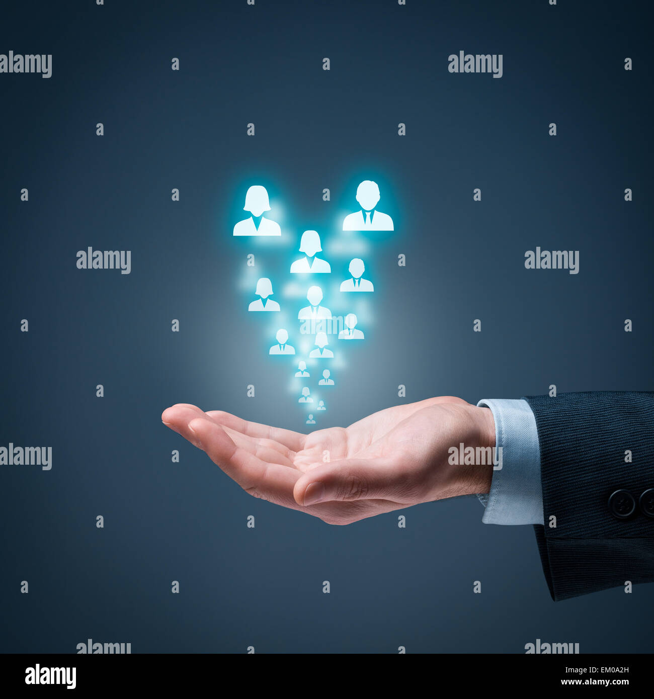 Human resources pool, customer care, care for employees, labor union ...