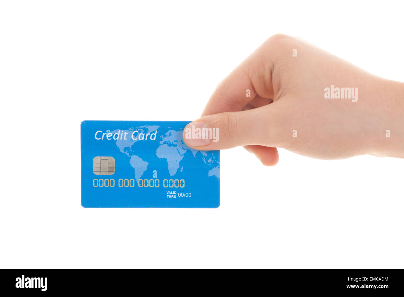 hand with credit card Stock Photo - Alamy